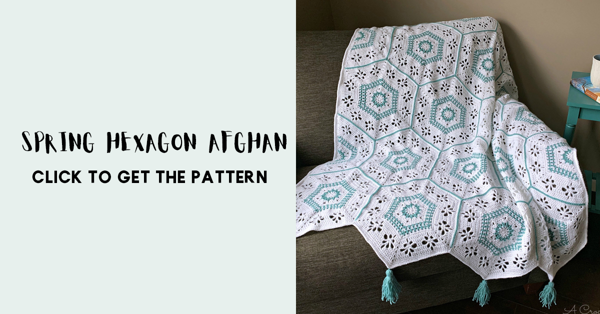 Succulent Spring Hexagon Afghan – Share a Pattern